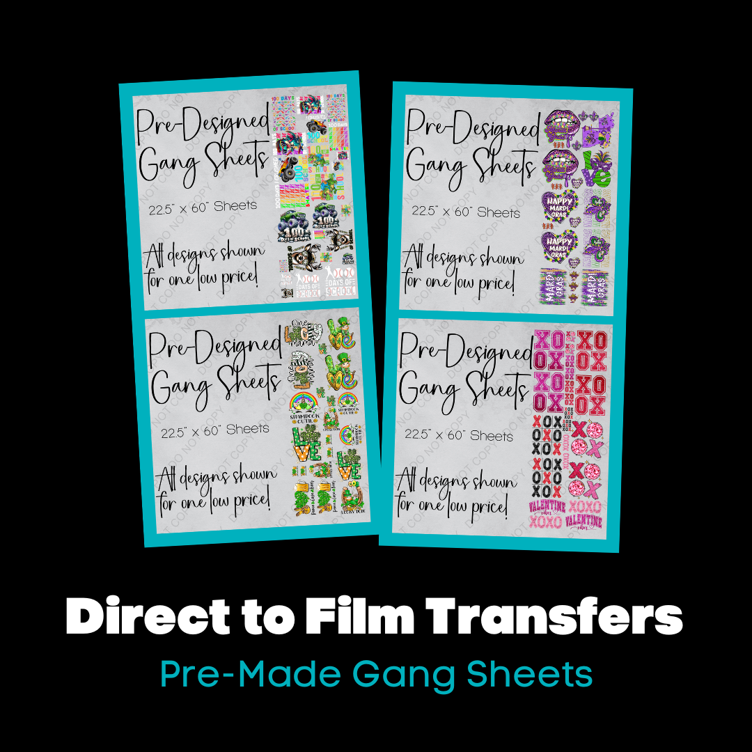 DTF Pre-Made Gang Sheets – Blended Customs