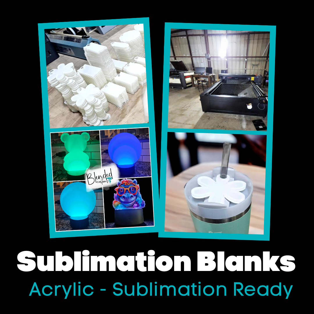 Sublimation Acrylic Blanks – Blended Customs