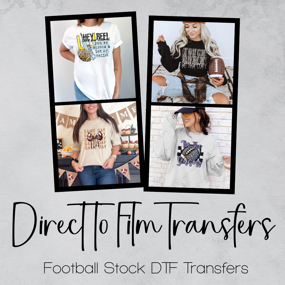 Football DTF (Direct To Film) Transfers – Blended Customs