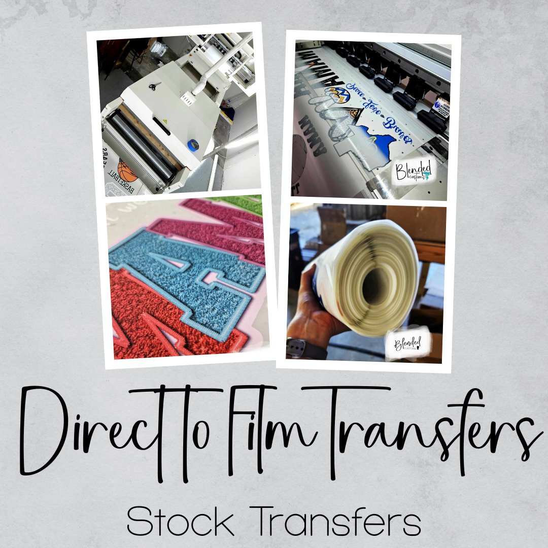DTF (Direct To Film) Stock Transfers – Blended Customs