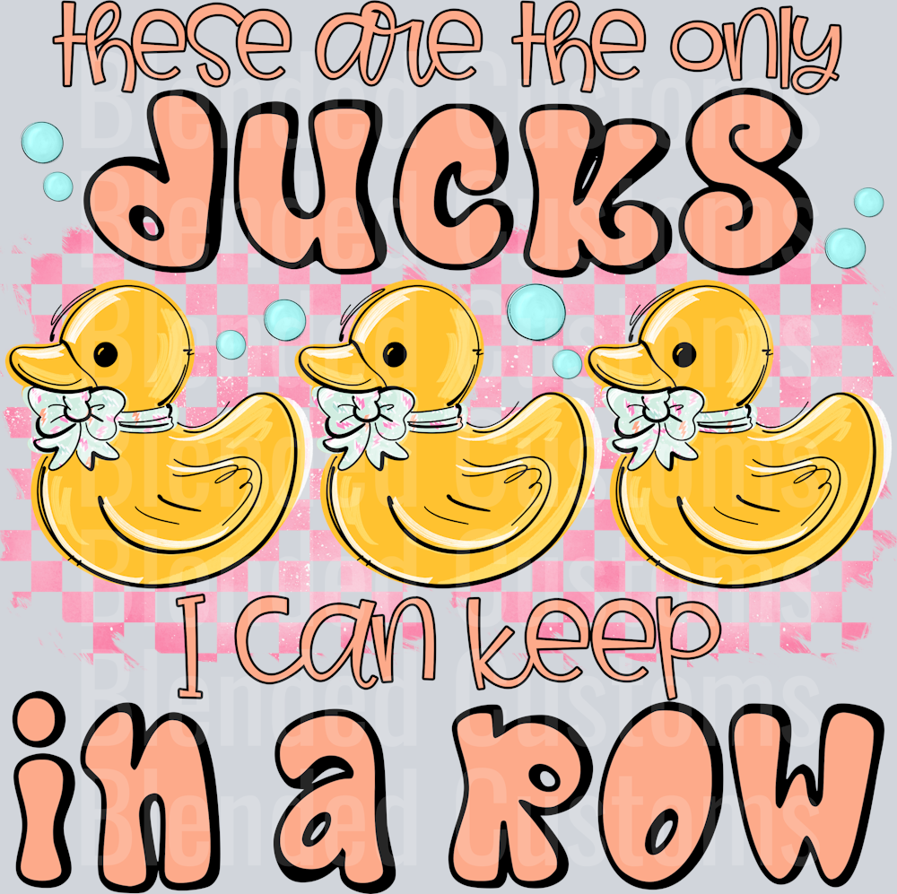 Ducks in a row – Blended Customs